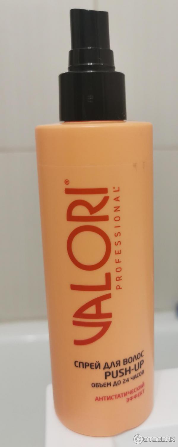 Отзыв о Спрей для волос Valori Professional Push-up антистатический ...