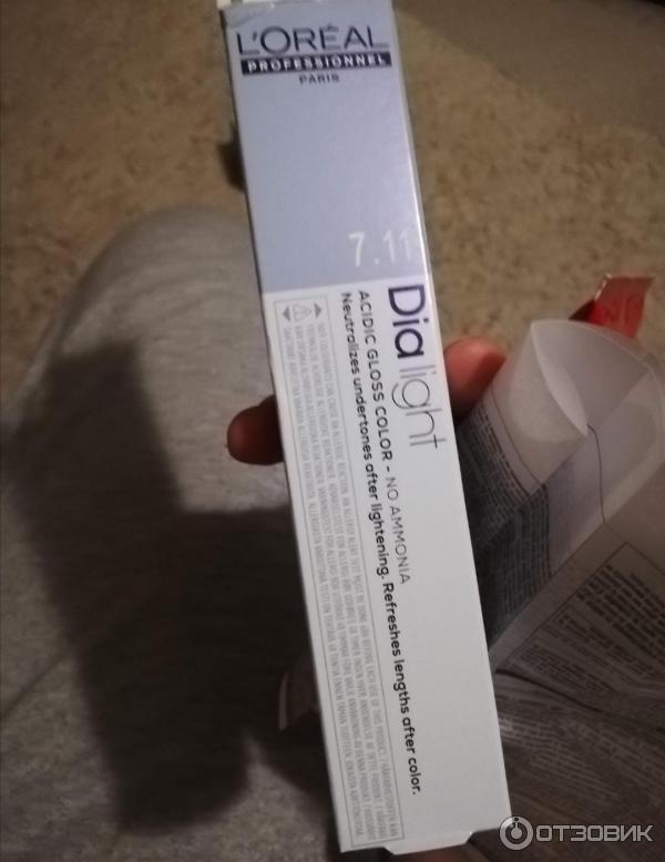 Отзыв о Краска Loreal Dialight 7.11 без аммиака | Оттенок который я ...