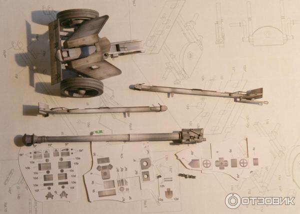 Отзыв о Бумажная модель GPM Пушка Pak40 | отличное хобби для детей и ...