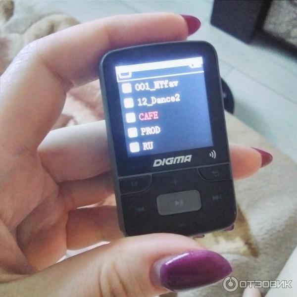 Отзыв о MP3-плеер Digma Z4 | Компактный и удобный в использовании