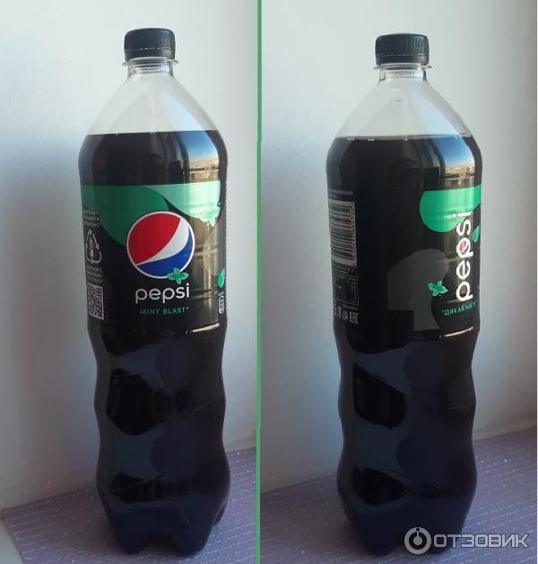 Отзыв о Газированный напиток Pepsi Mint Blast | Напиток приятный, но ...