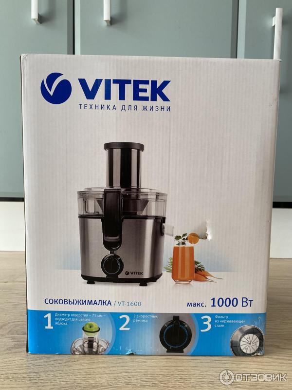 Отзыв о Соковыжималка Vitek VT-1600 | консервированные соки ни в какое ...