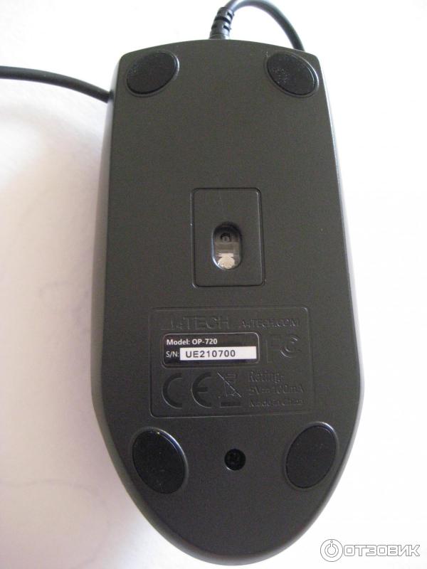 Отзыв о Проводная оптическая мышь A4Tech OP-720 | Удобная в пользовании