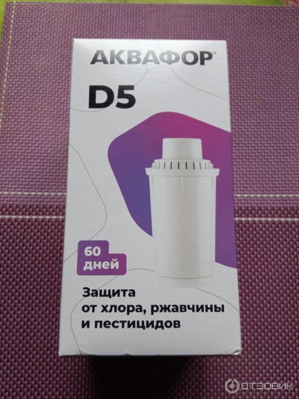 Отзыв о Модуль сменный фильтрующи для воды Аквафор D5 | Хватило всего ...