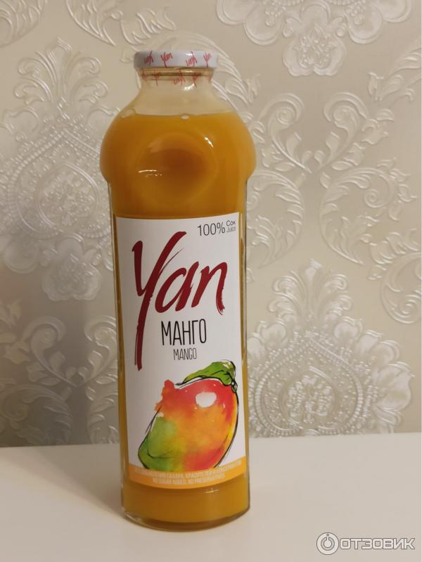 Отзыв о Сок Yan | Отличный на вкус, густой, очень порадовал.