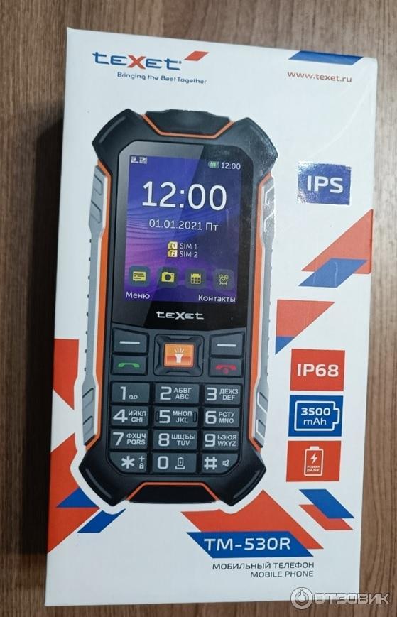 Отзыв о Мобильный телефон TeXet TM-530R | Защищенный кнопочный телефон ...