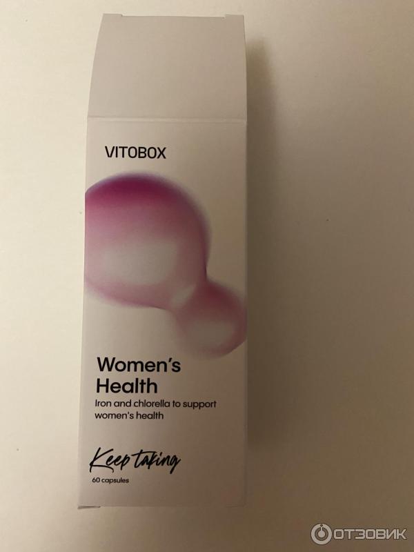Отзыв о БАД Vitobox Women's Health | Женские витамины с утроенным количеством железа