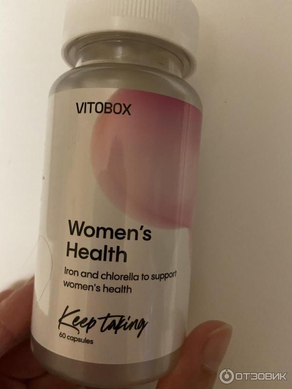 Отзыв о БАД Vitobox Women's Health | Женские витамины с утроенным количеством железа