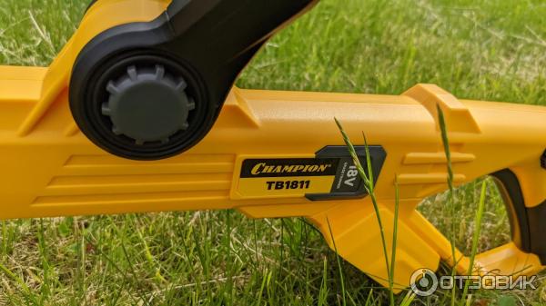 Отзыв о Аккумуляторный триммер Champion TB1811 | Пока доволен