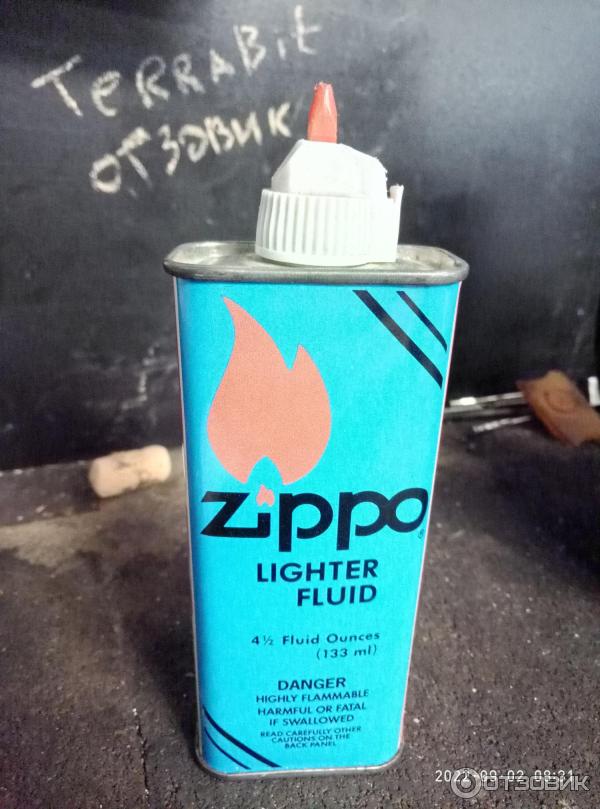 Отзыв о Жидкость для заправки зажигалок Zippo | Бензин