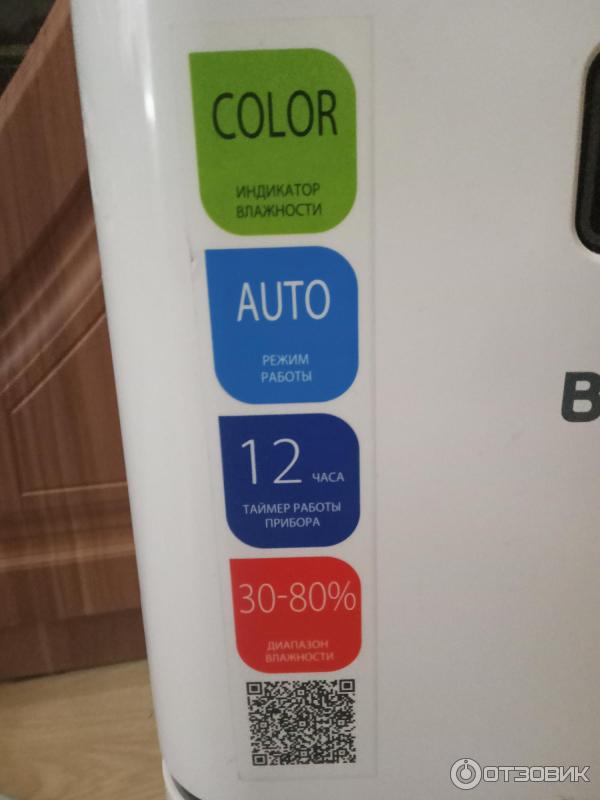 Отзыв о Осушитель воздуха Ballu BD15ER | Отлично справляется с задачей