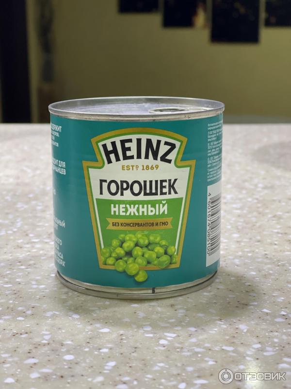 Отзыв о Консервированный зеленый горошек Heinz | вкусный горошек, мне ...