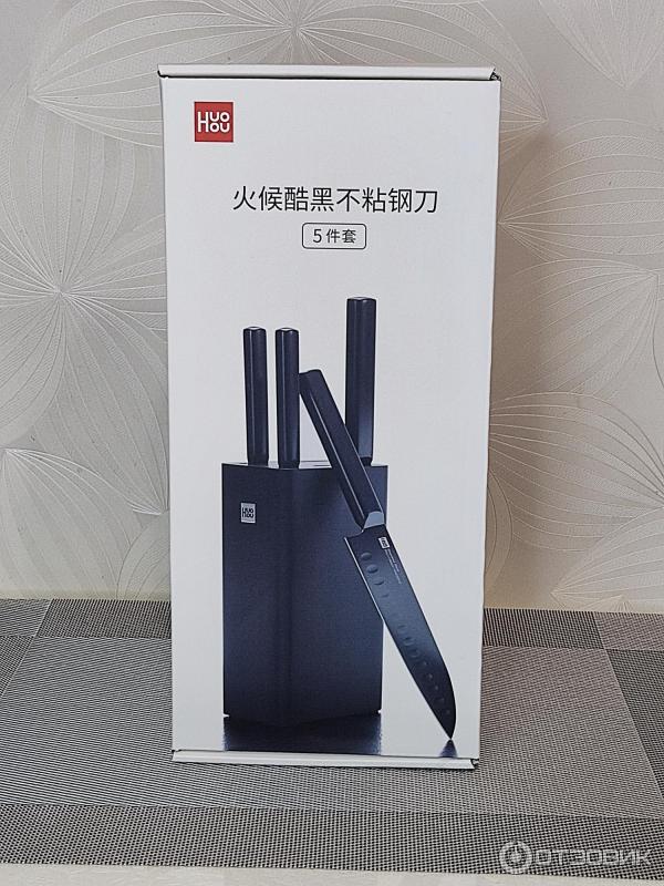 Отзыв о Набор ножей с подставкой Xiaomi Huohou | Ножи Xiaomi - стиль и ...