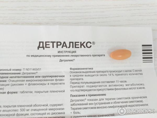 Отзыв о Лекарственный препарат Детралекс | Эффективный препарат, я ...