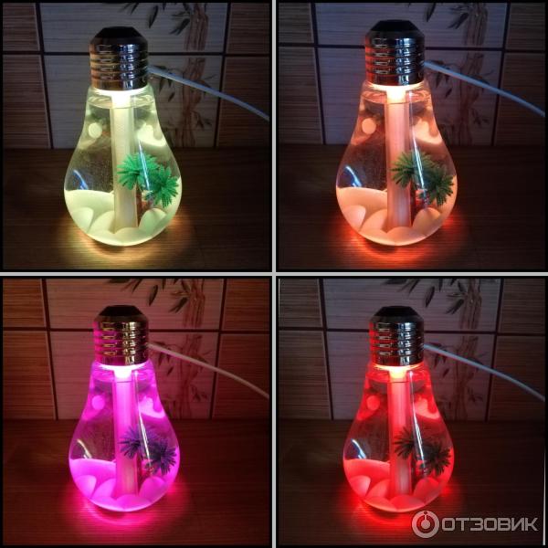 Отзыв о Увлажнитель воздуха Proffi PH8751 "Лампочка" | Понравилась орхидеям)