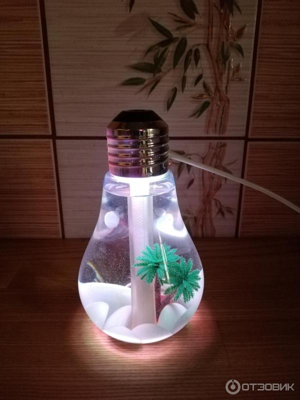 Отзыв о Увлажнитель воздуха Proffi PH8751 "Лампочка" | Понравилась орхидеям)