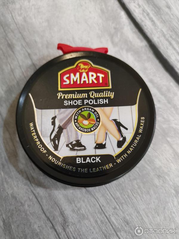 Отзыв о Крем-краска для обуви Smart "Shoe polish" | хороший крем, но ...