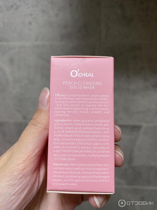 Отзыв о Маска-стиле O'cheal Pink mask stick Peach Clean Mask | Только ...
