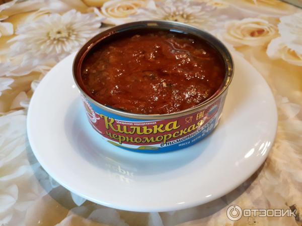 Отзыв о Килька Вкусные консервы Черноморская в томатном соусе | Неплохо.
