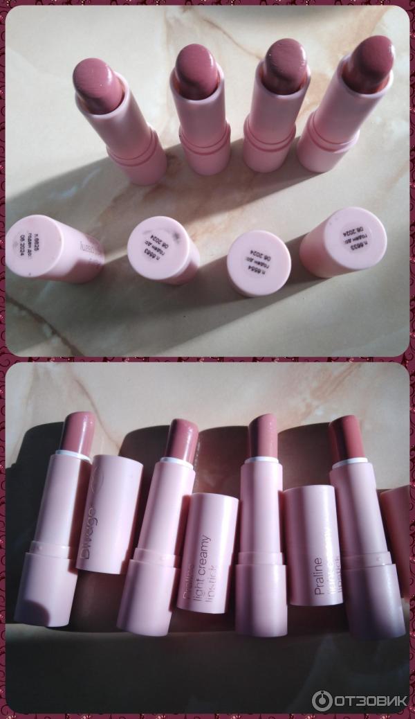 Отзыв о Губная помада DIVAGE praline light creamy lipstick | Отличная ...