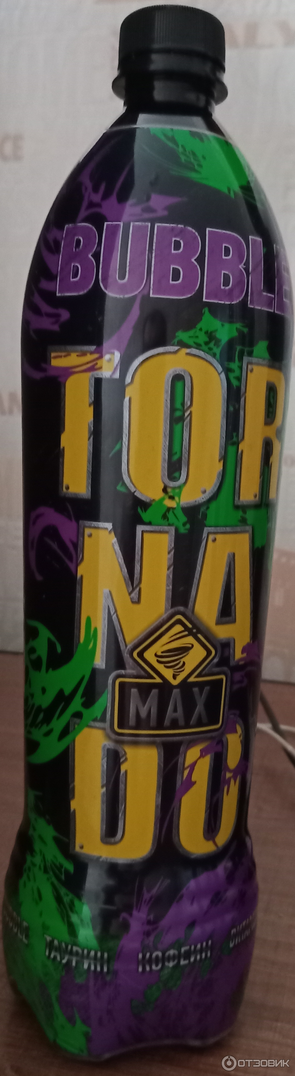 Отзыв о Энергетик Tornado Bubble | Один из топовых вкусов, с химической ноткой.