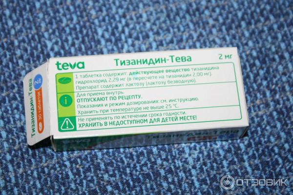 Отзыв о Таблетки Тева "Тизанидин-Тева" | "Улётная" побочка...