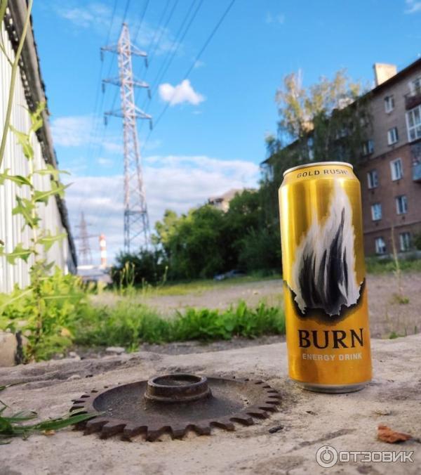 Отзыв о Энергетический напиток Burn Gold Rush | Вместо ананаса сделали ...