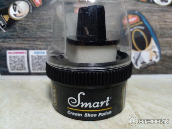 Отзыв о Крем-краска для обуви Smart "Shoe polish" | Насыщенный черный ...